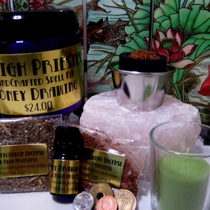 Money Drawing & Prosperity Spell Kit, by the High Priestess - Etsy
