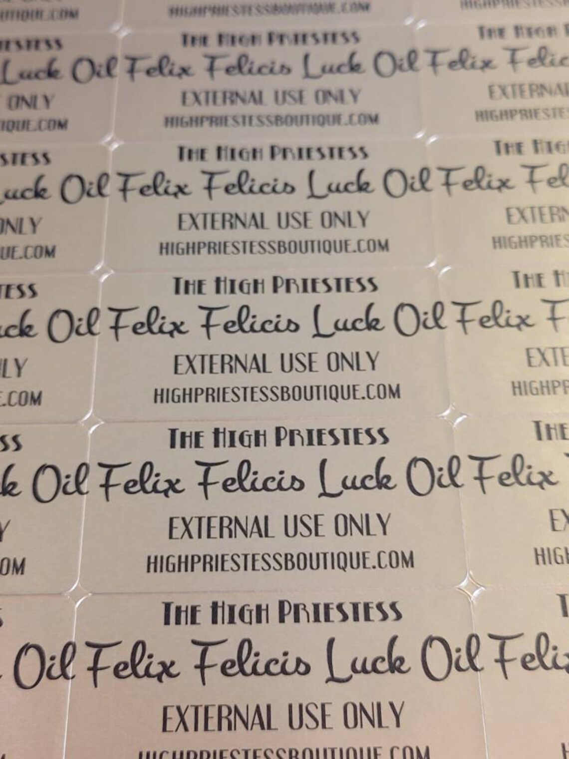 Felix Felicis Good Luck Spell Oil. High Priestess Made and Blessed. - Etsy