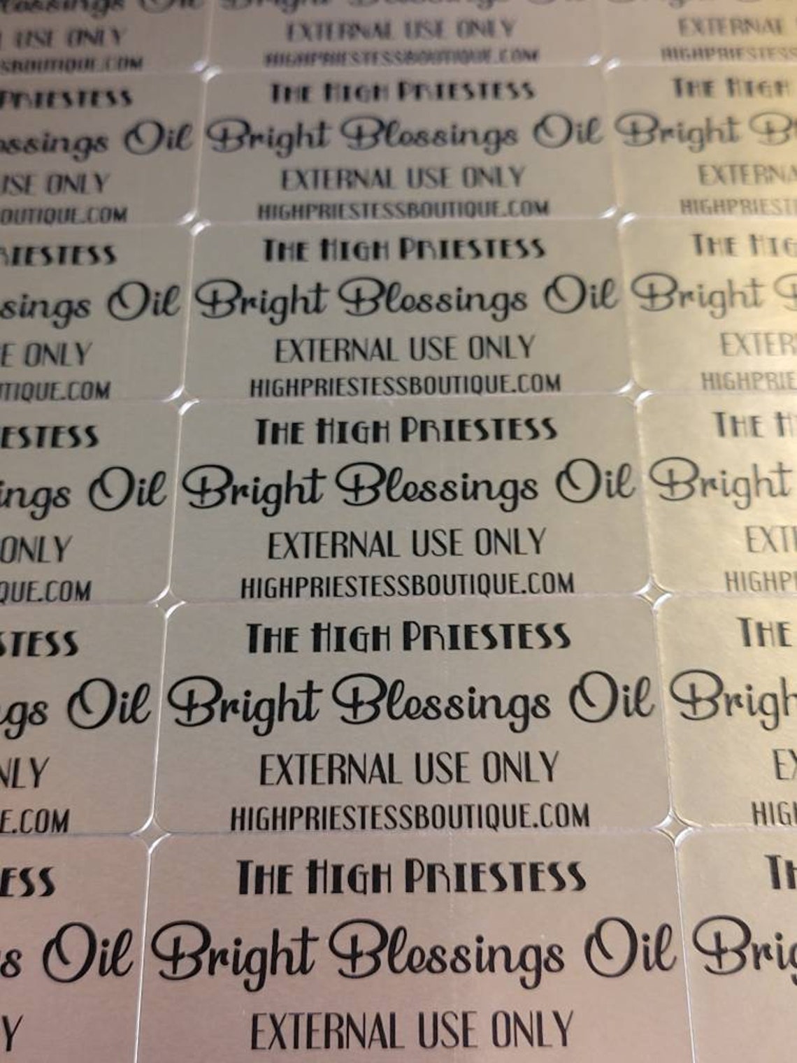 Bright Blessings Spell Oil: High Priestess Made and Blessed - Etsy