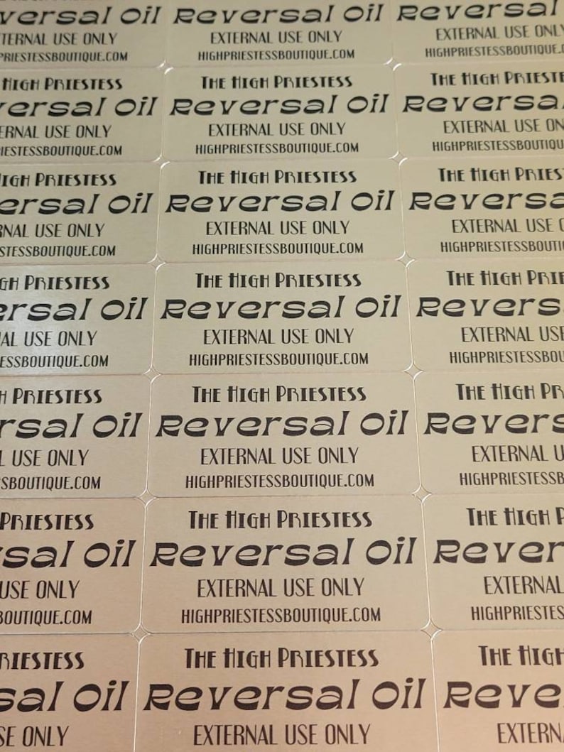 Reversal Spell Oil: Undo a Spell, Reverse a Curse or Hex, Hit the Reset ...