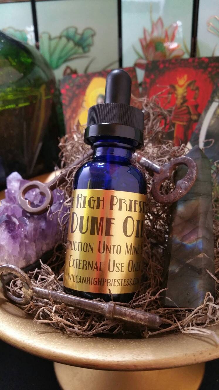 DUME Oil. Death/destruction Unto My Enemy. High Priestess Made | Etsy