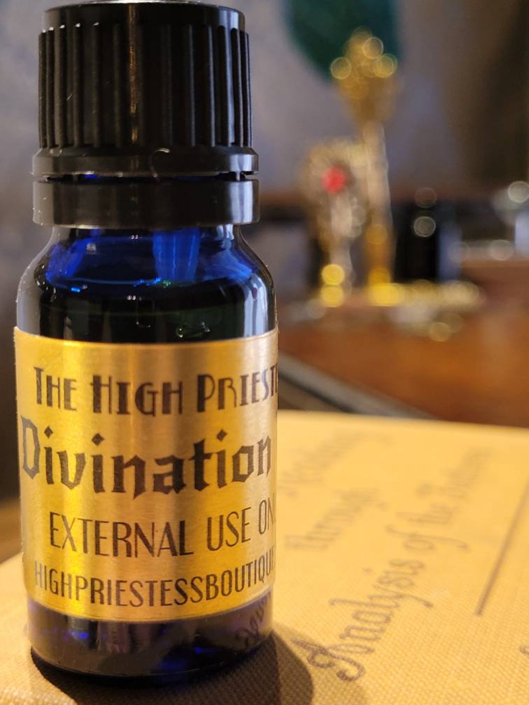 Divination Spell Oil. Opens Third Eye, Supports Tarot, Pendulum ...