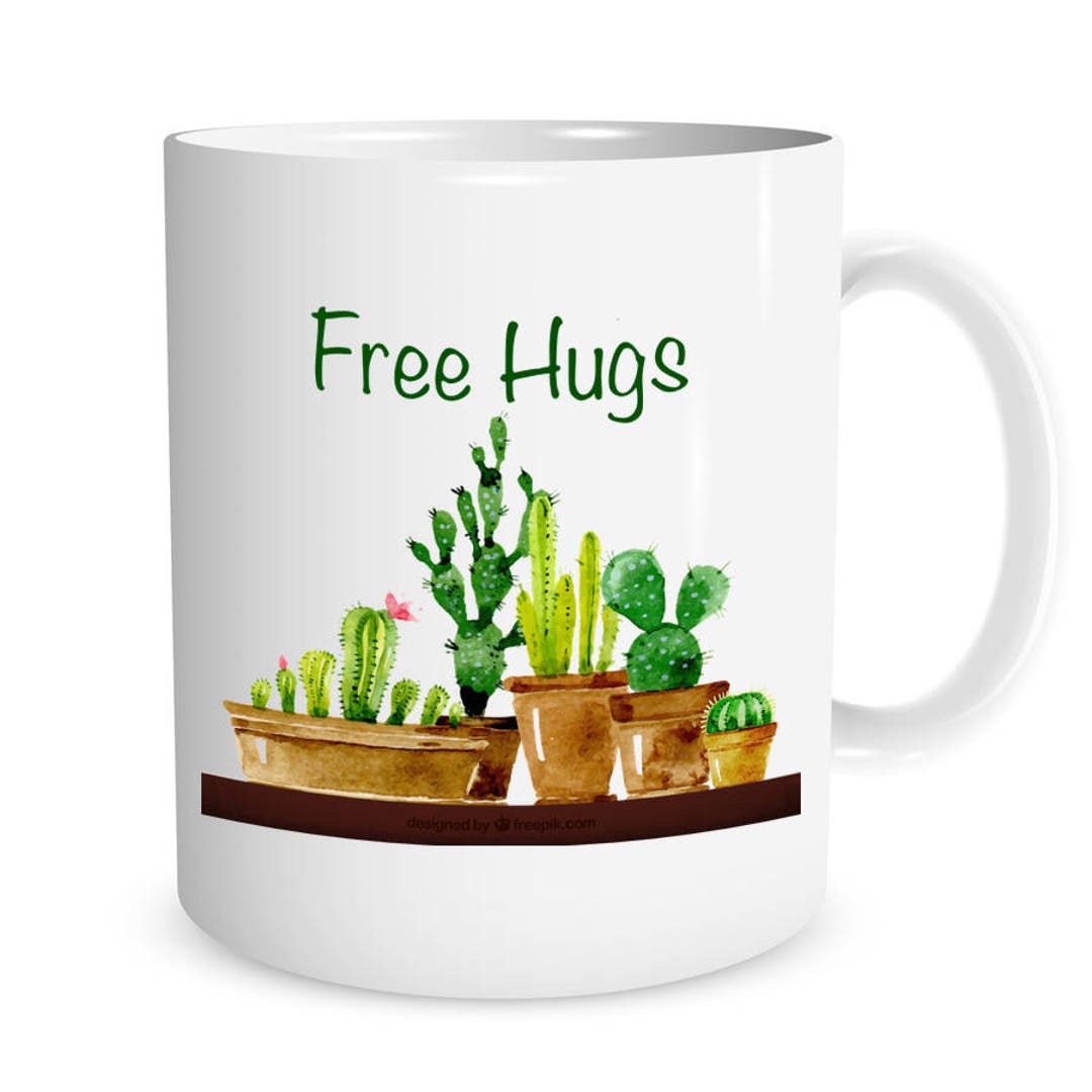 Free Hugs Ceramic Mug - Etsy