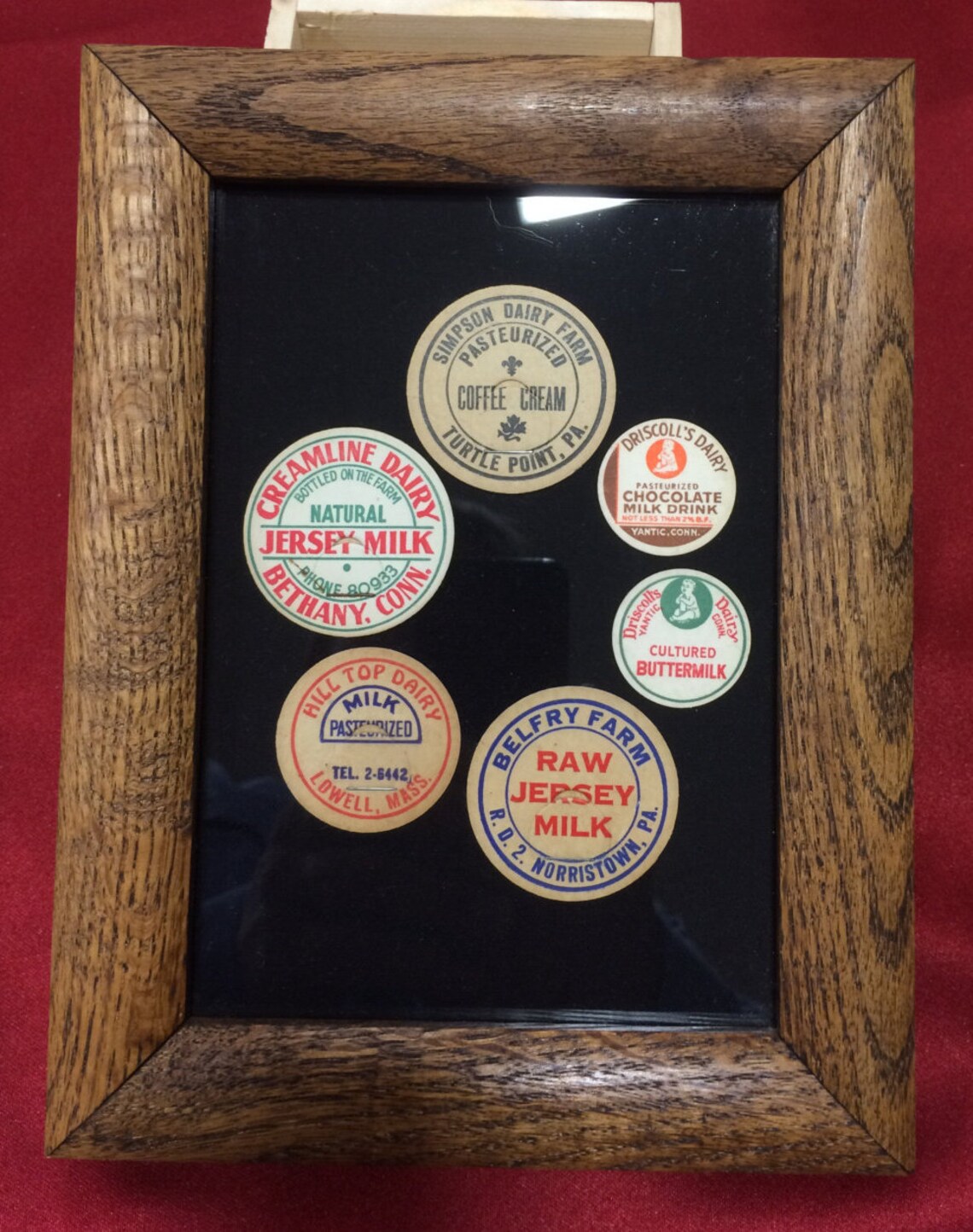 Farmhouse Decor Antique Milk Cap Art Vintage Milk Caps Farm | Etsy