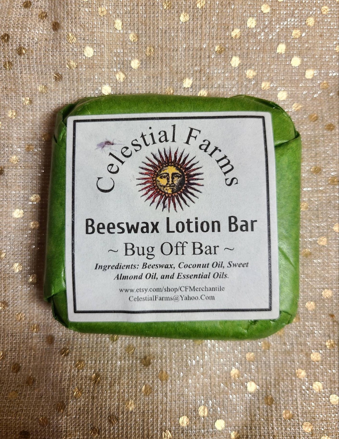 Bug off Lotion Bar All Natural Insect Repellent - Etsy
