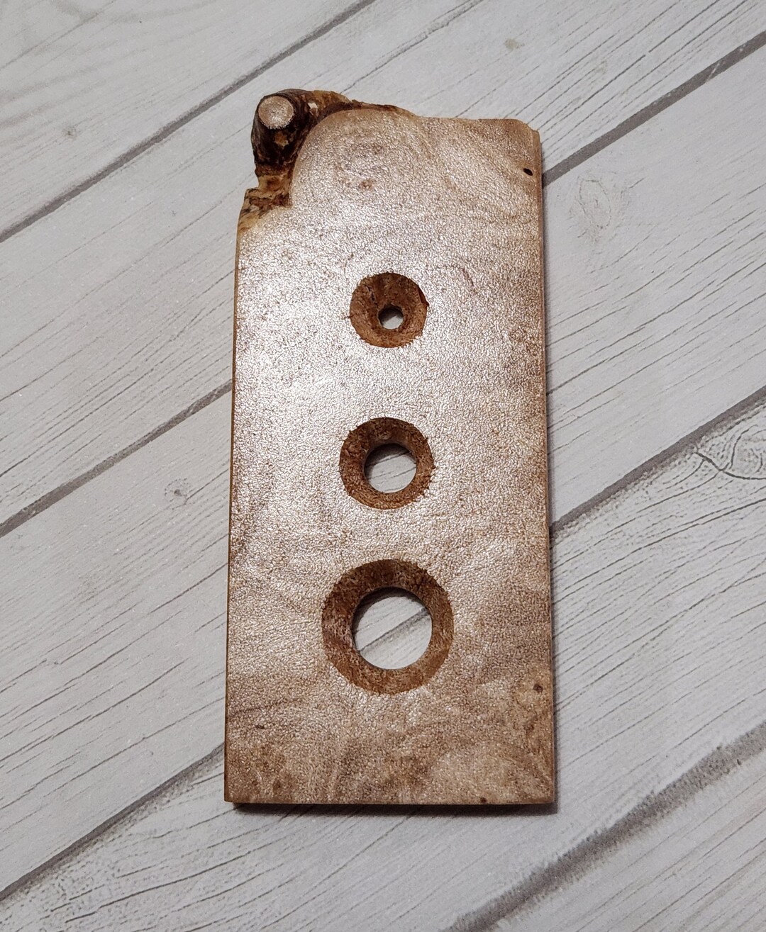 Roving Diz for Wool, Fiber Roving Gauge Maple Burl UNIQUE Live Edge - Etsy