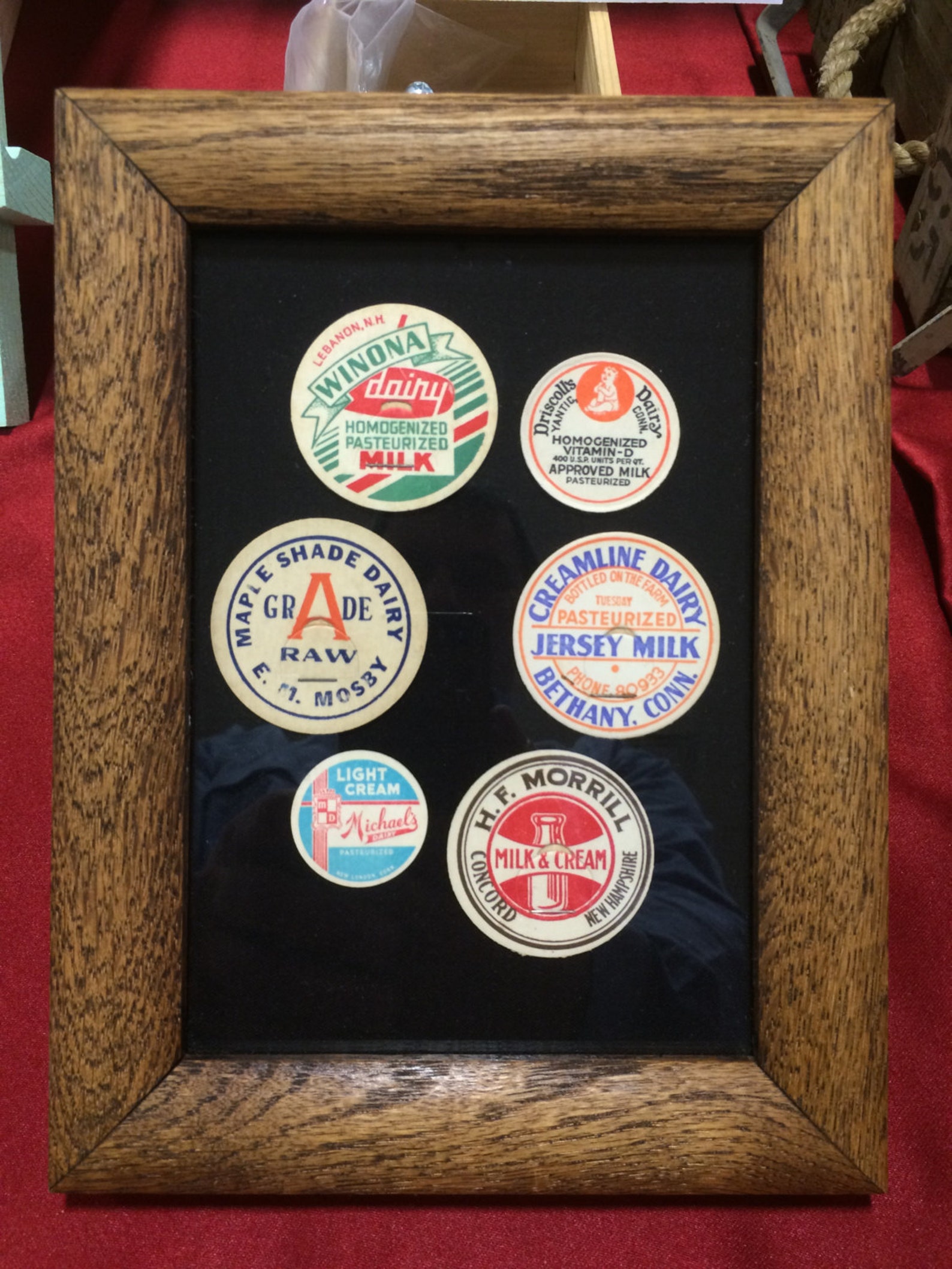 Farmhouse Decor Antique Milk Cap Art Vintage Milk Caps Farm | Etsy