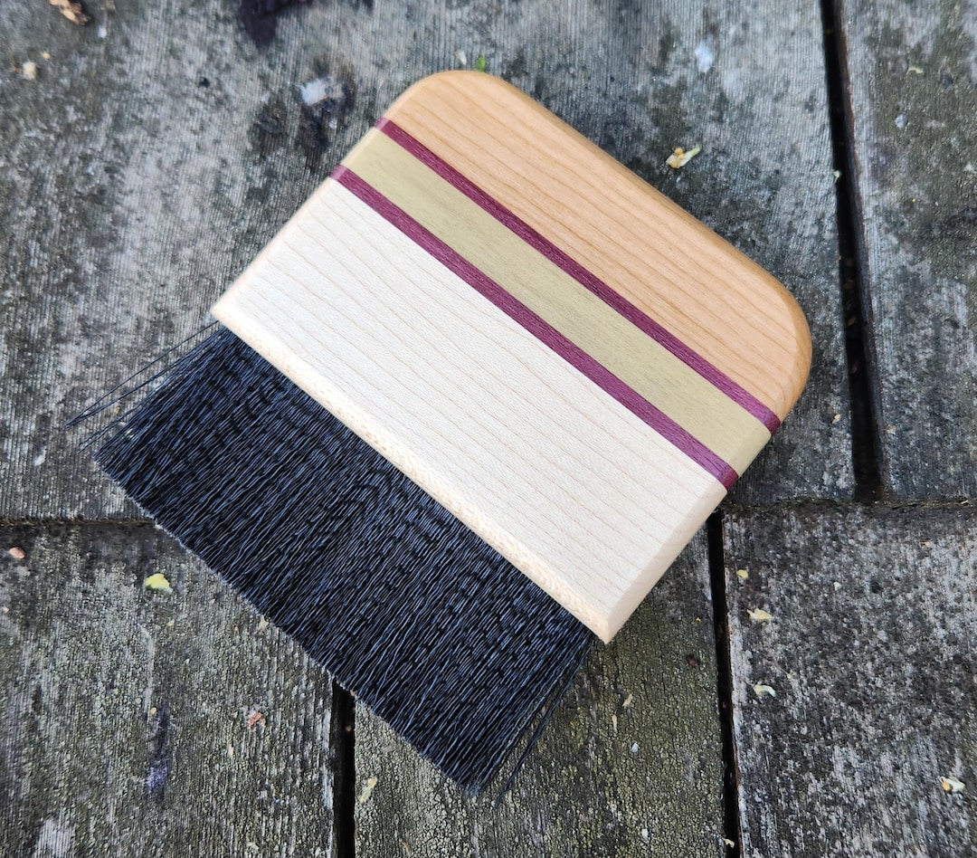 Drum Carder / Blending Board Packing Brush Cherry and Maple 4 Long - Etsy