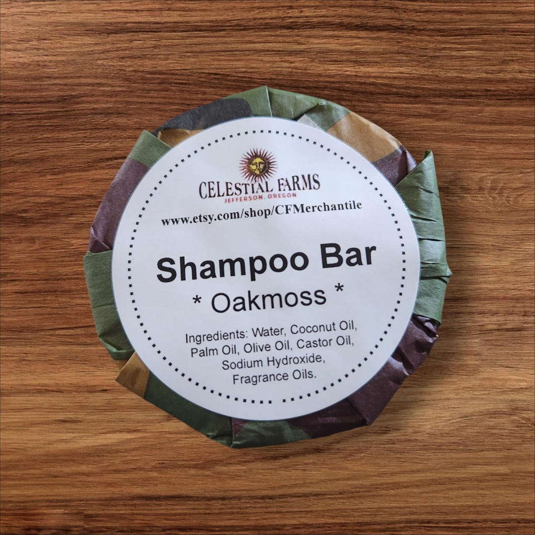 Handmade Shampoo Bar - Oakmoss - Etsy