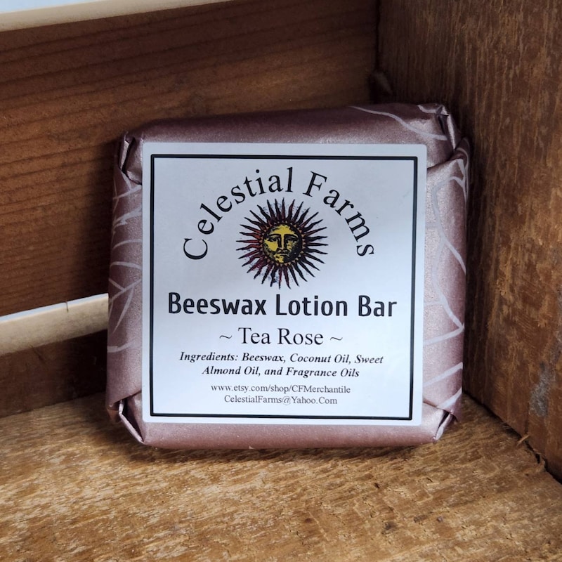 Rose Lotion Bar Beeswax - Etsy