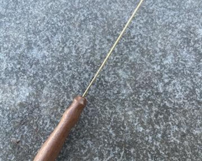 Spinning Wheel Threader - Orifice Hook - Threading Hook Hand Turned ...