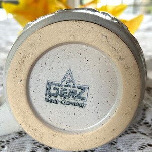 Vintage Gerz W Germany Pot Belly Pewter Lidded Beer Stein Mug W/bronze ...