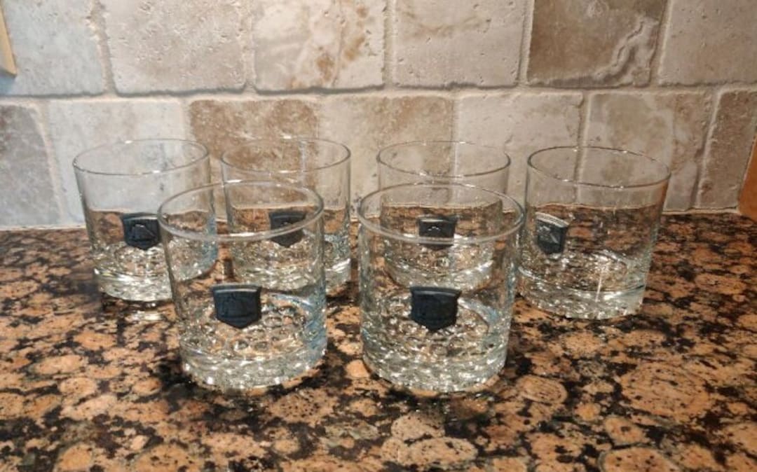 CUTTY SARK "the Real Mccoy" Scotch Whiskey Glasses With Pewter Cutty ...