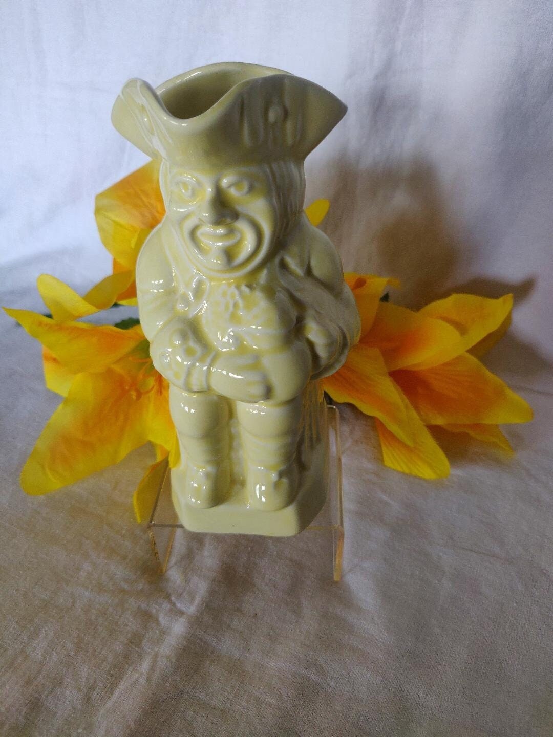 KSP England Glazed 7" Tall Toby Jug Seated Ale Drinker Englishman W ...