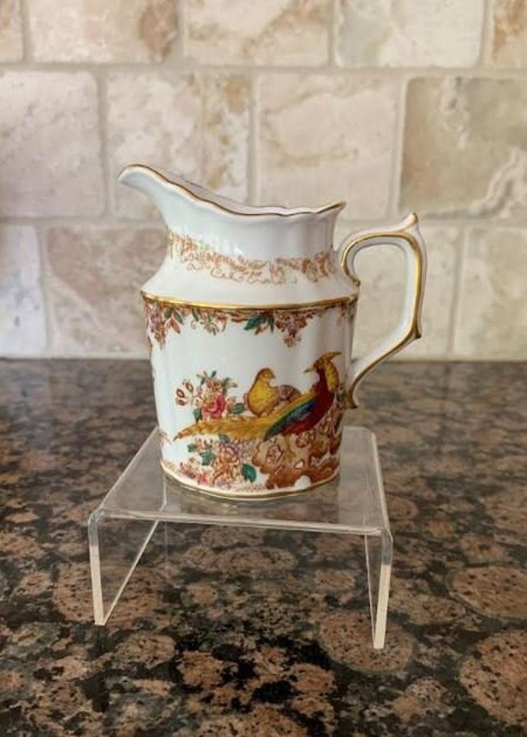 Royal Crown Derby Olde Avesbury Creamer Pitcher Bone China Made in ...