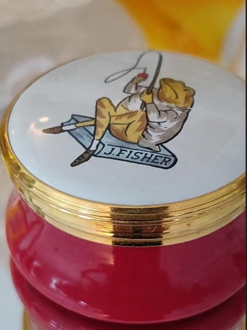 Jeremy Fisher Beatrix Potter Crummles Enamels Trinket Box - Etsy