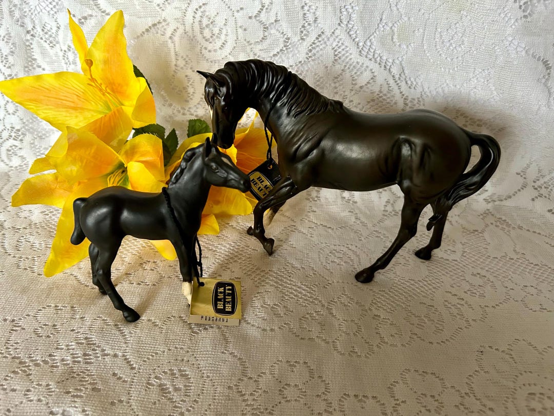 Beswick Black Beauty Mare Horse 7.25" Black Matte Horse #2466 or ...