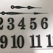 Large Wall Clock Kit With Raised Numbers - Etsy