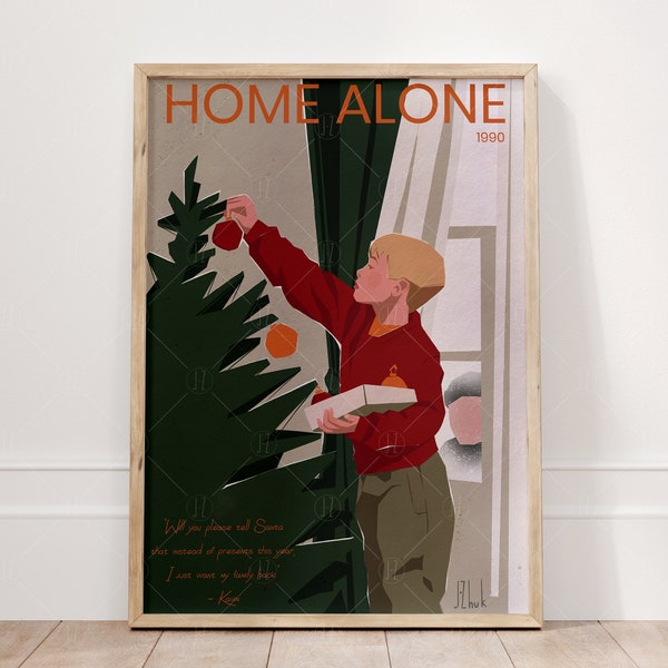 Home Alone Digital Poster - Etsy
