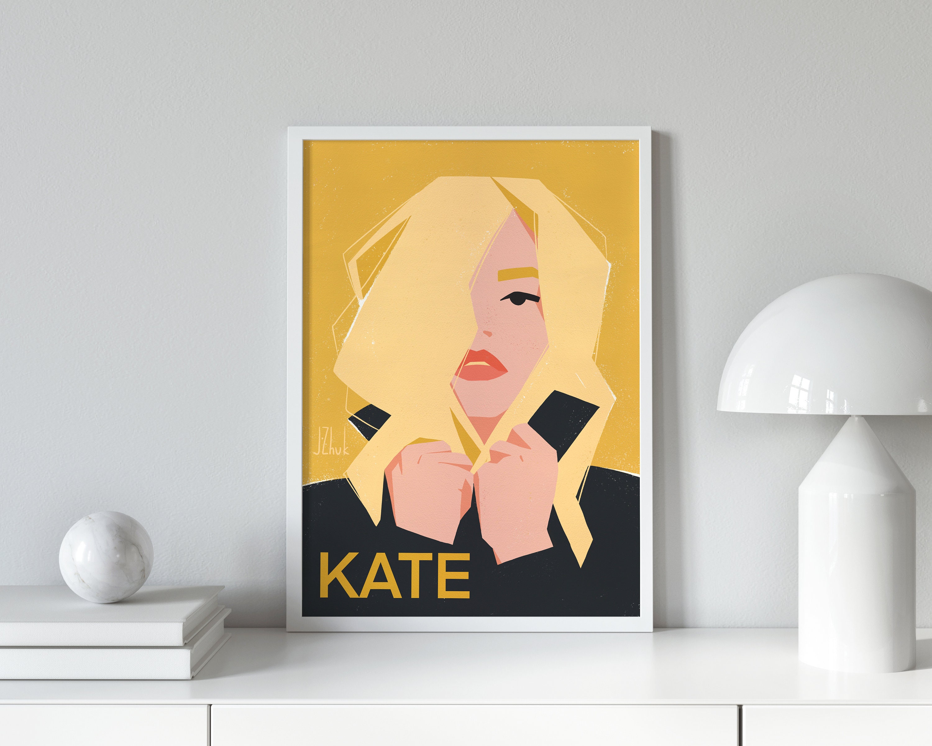 Iconic Woman Poster, Minimalist Poster, Office Décor, Modern ...
