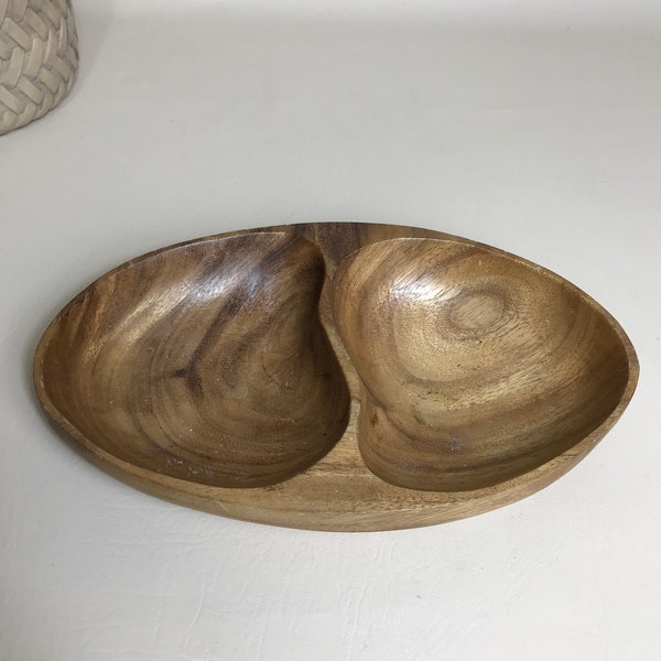 Divided Serving Bowl - Etsy