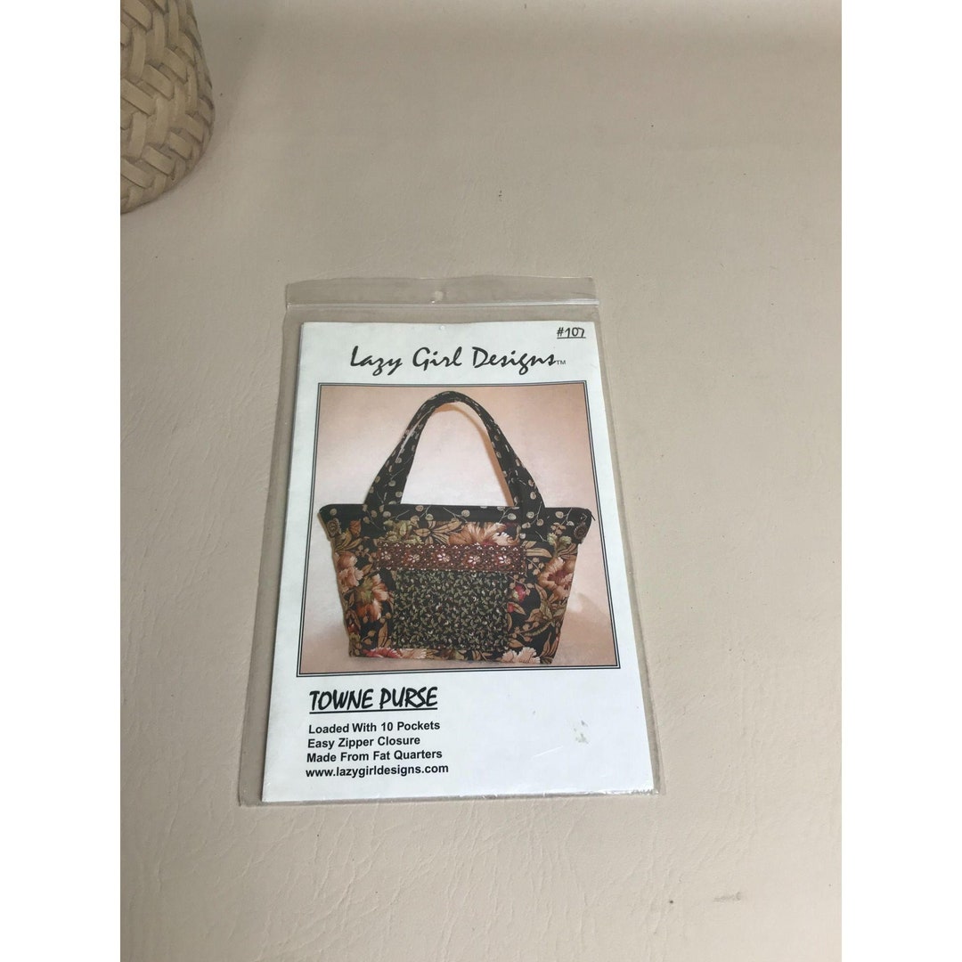 Lazy Girl Designs Towne Purse 107 Tutorial Quilted - Etsy