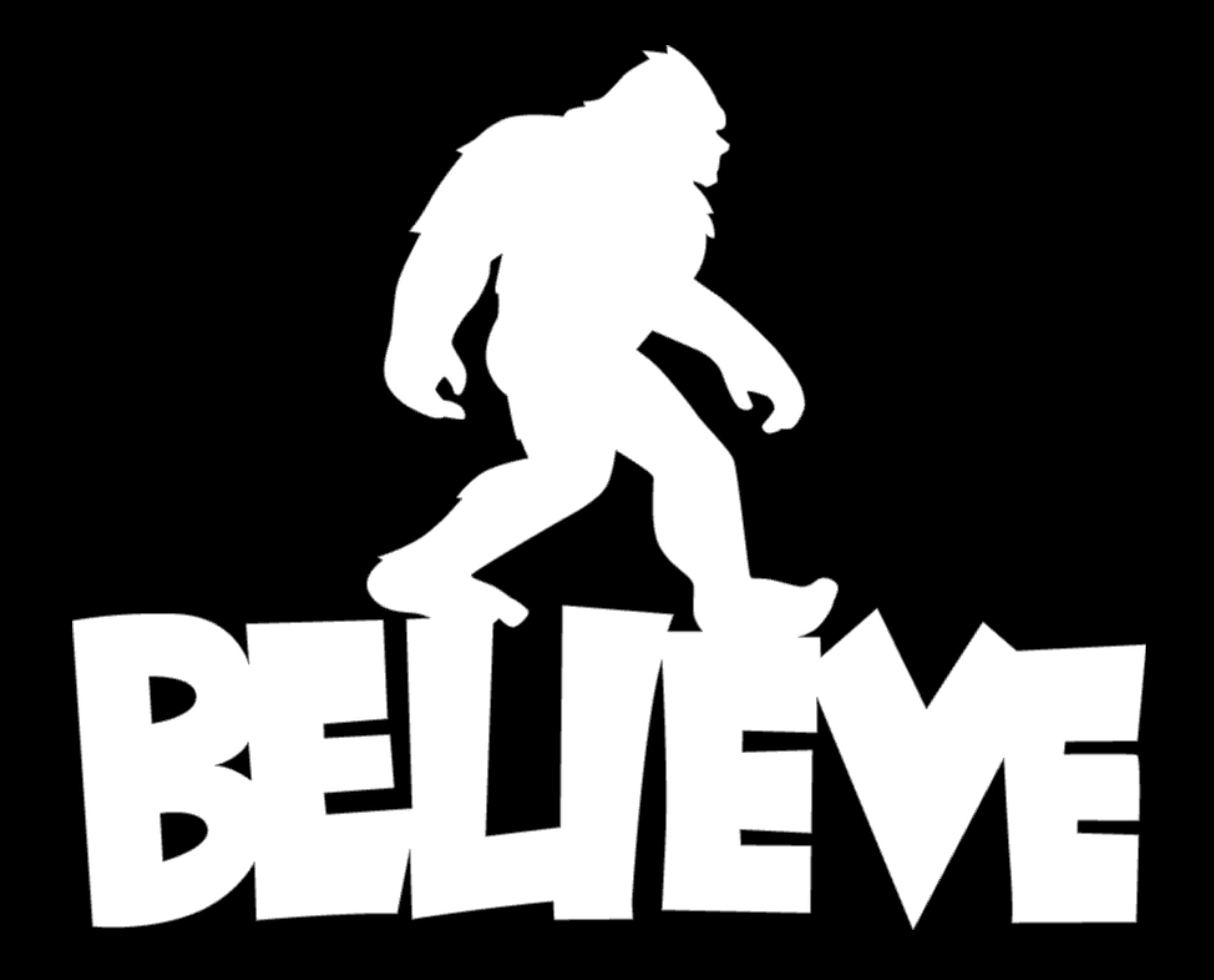 Believe in Sasquatch Bigfoot Car Window Vinyl Decal | Etsy