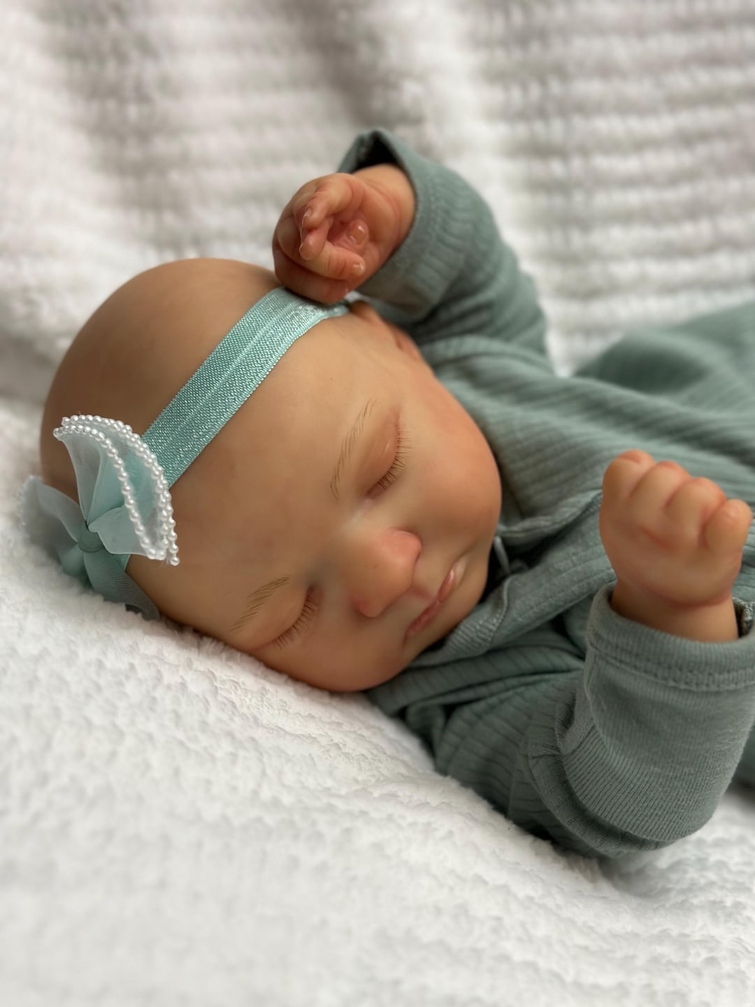 Realborn Carol Asleep Baby Doll, Hand Painted Soft Vinyl, Certificate ...