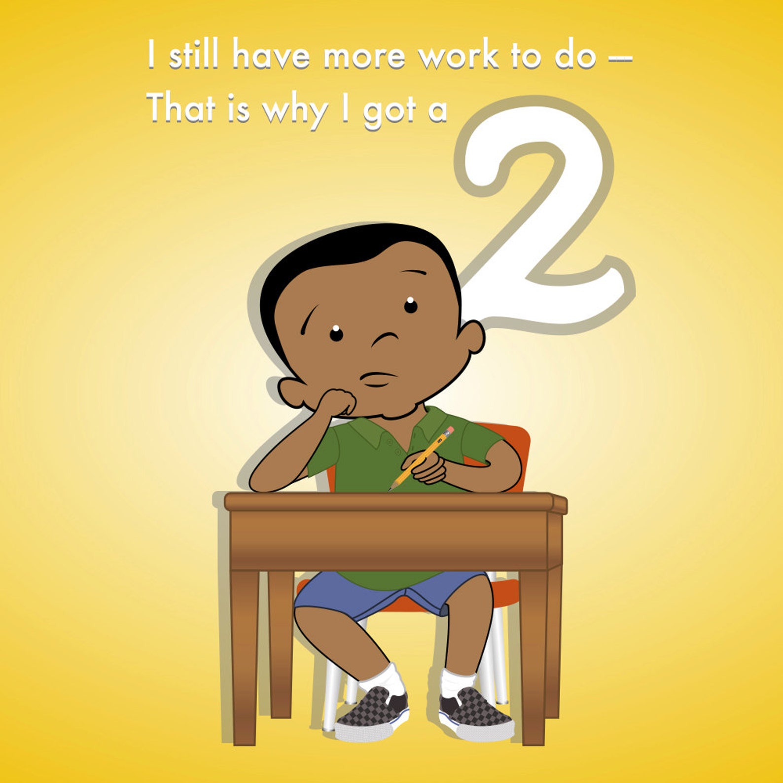 Set of 4, Grade Number Posters: Digital Posters, Printables, Instant ...