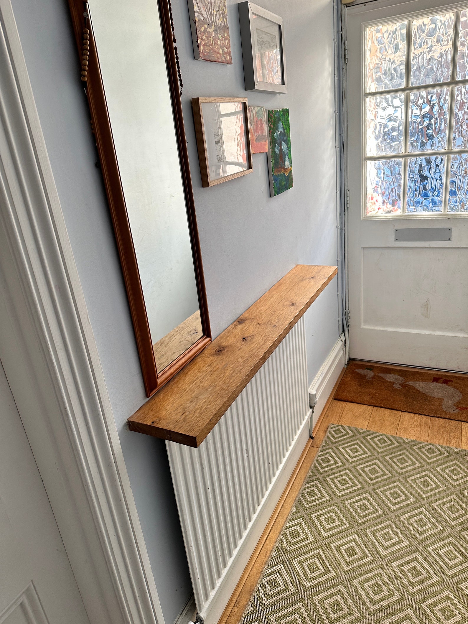 Solid Oak Radiator Shelf - Etsy