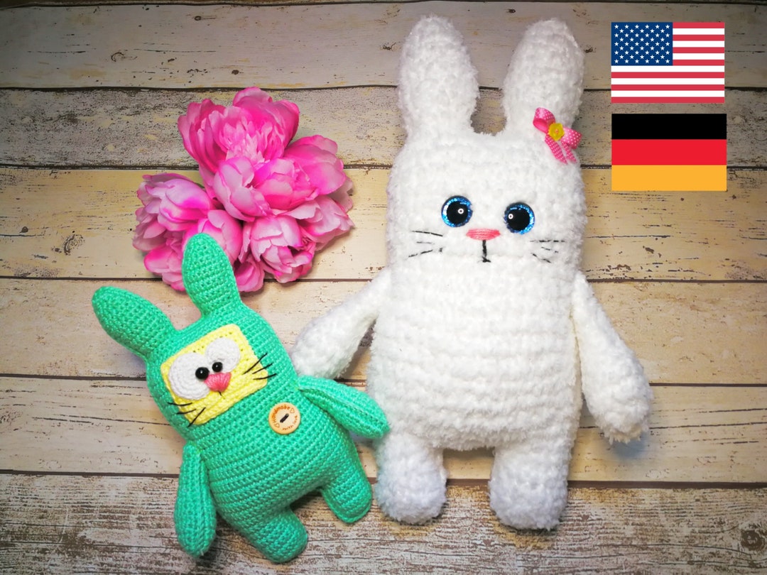 Bunny Fluffy-puffy Crochet Pattern - Etsy