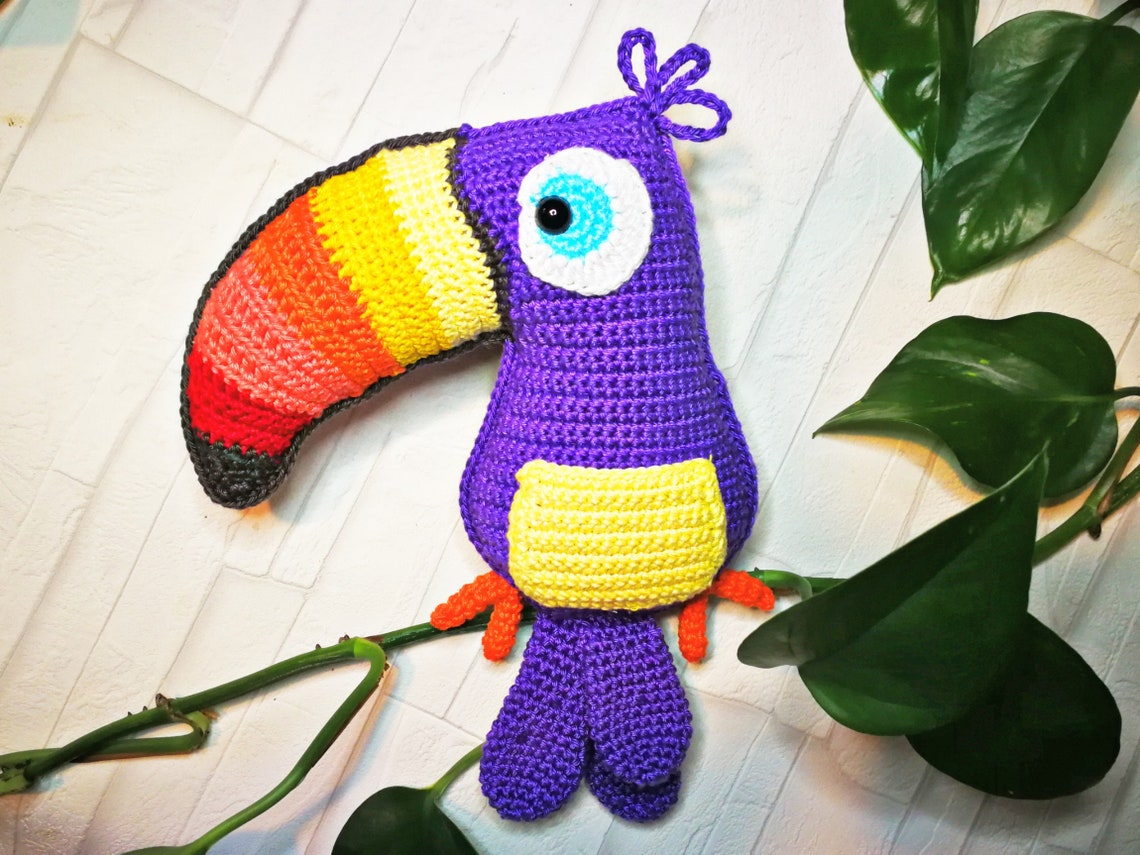 Toucan Crochet Pattern - Etsy