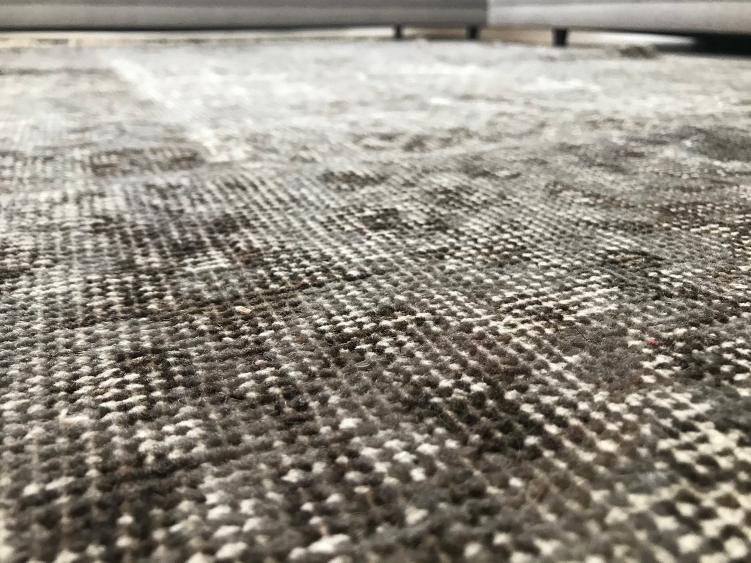 Vintage Gray Rug,handmade Decorative Rug, Oushak Rug, Overdyed Rug ...
