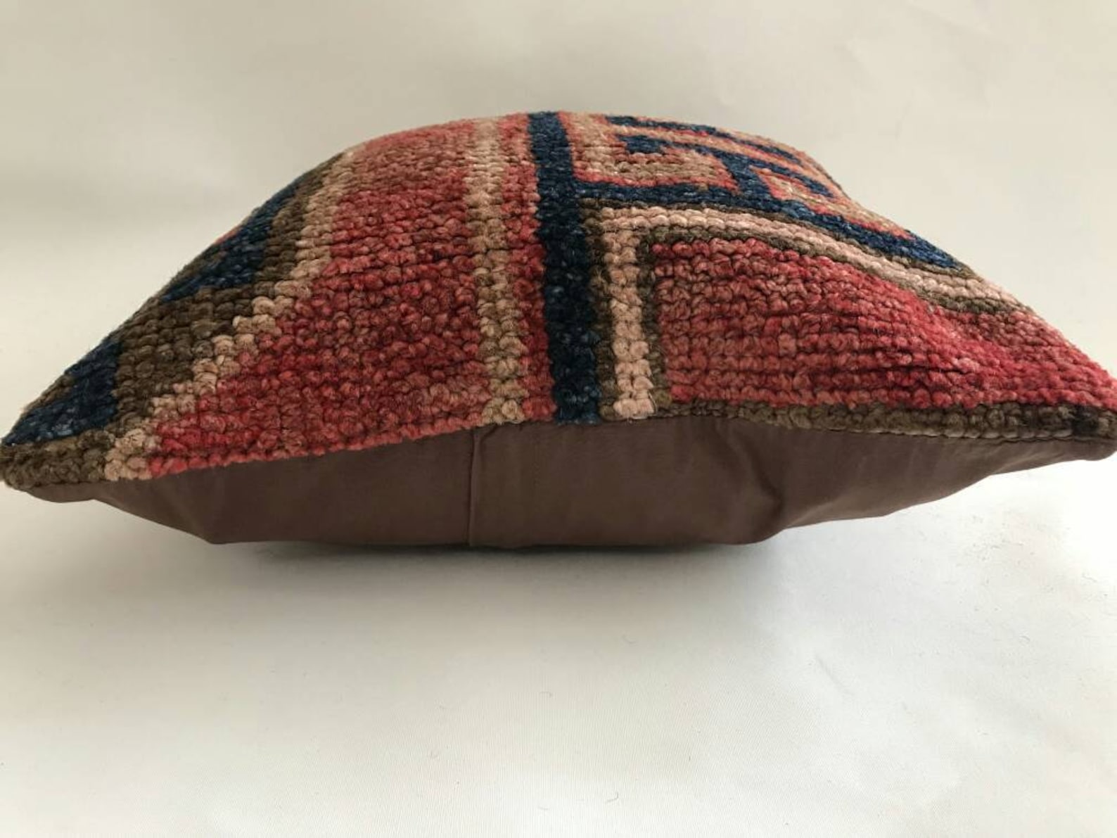 Vintage Pillow Cover, Handmade Decorative Turkish Vintage Wool Kilim ...