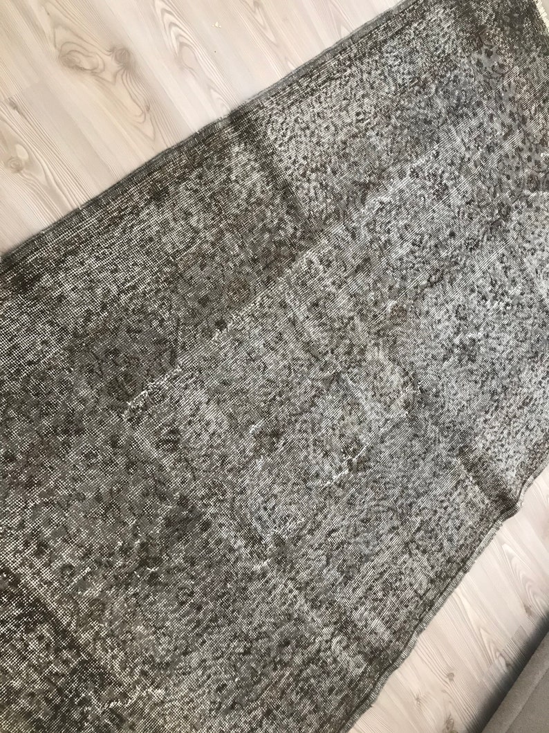 Vintage Gray Rughandmade Decorative Rug Oushak Rug Overdyed - Etsy
