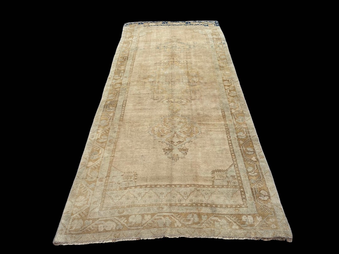 5x11 Large Beige Vintage Rug, Antique Rug, Bohemian Rug, Vintage Rug ...