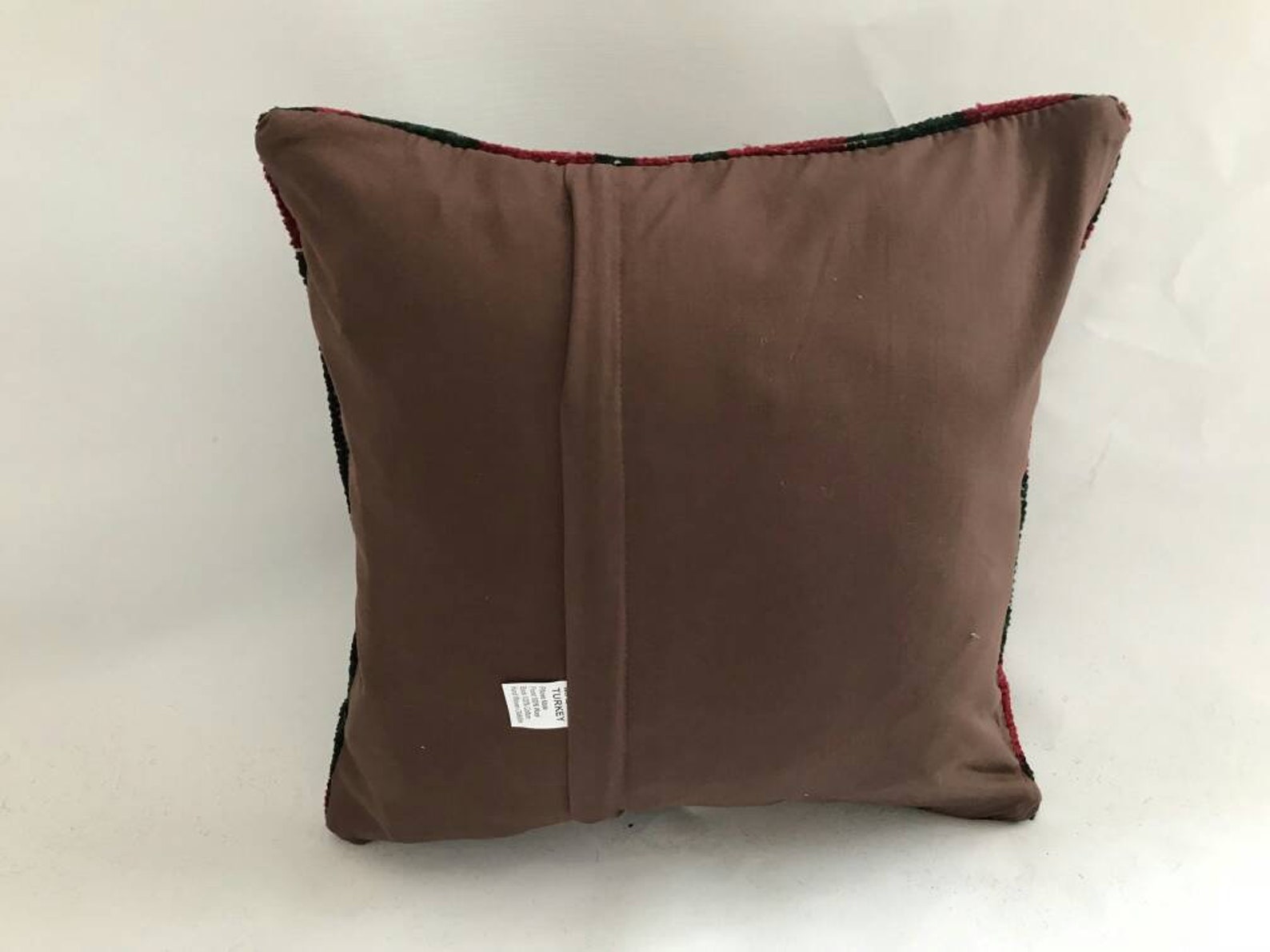 Vintage Pillow Cover, Handmade Decorative Turkish Vintage Wool Kilim ...