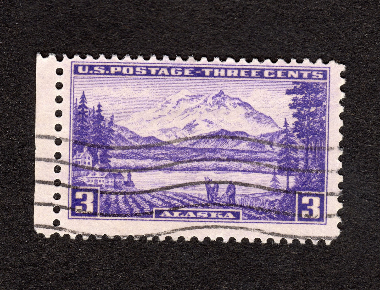 3c Alaska 800 US Postage Stamp 1937 Used - Etsy