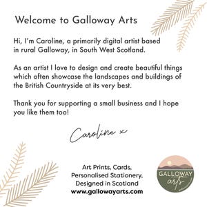Snowy Walk, Galloway Winter Christmas Card. Made in Scotland. Featuring ...