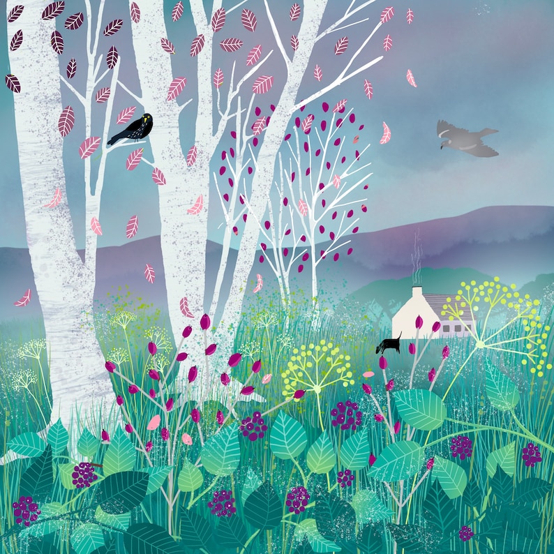 Notelets From Original Art. Pack of Six Notelet Cards - Etsy UK