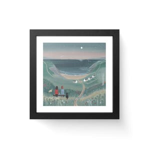 Dog Walk Art Print. Print Only or Framed. the End of the Day, Inspired ...