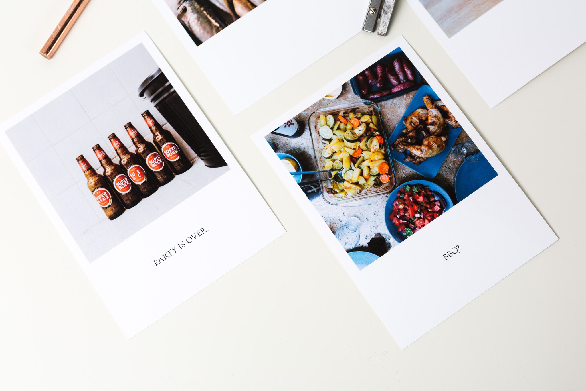 Postcard-set, BBQ and Party Invitation - Etsy
