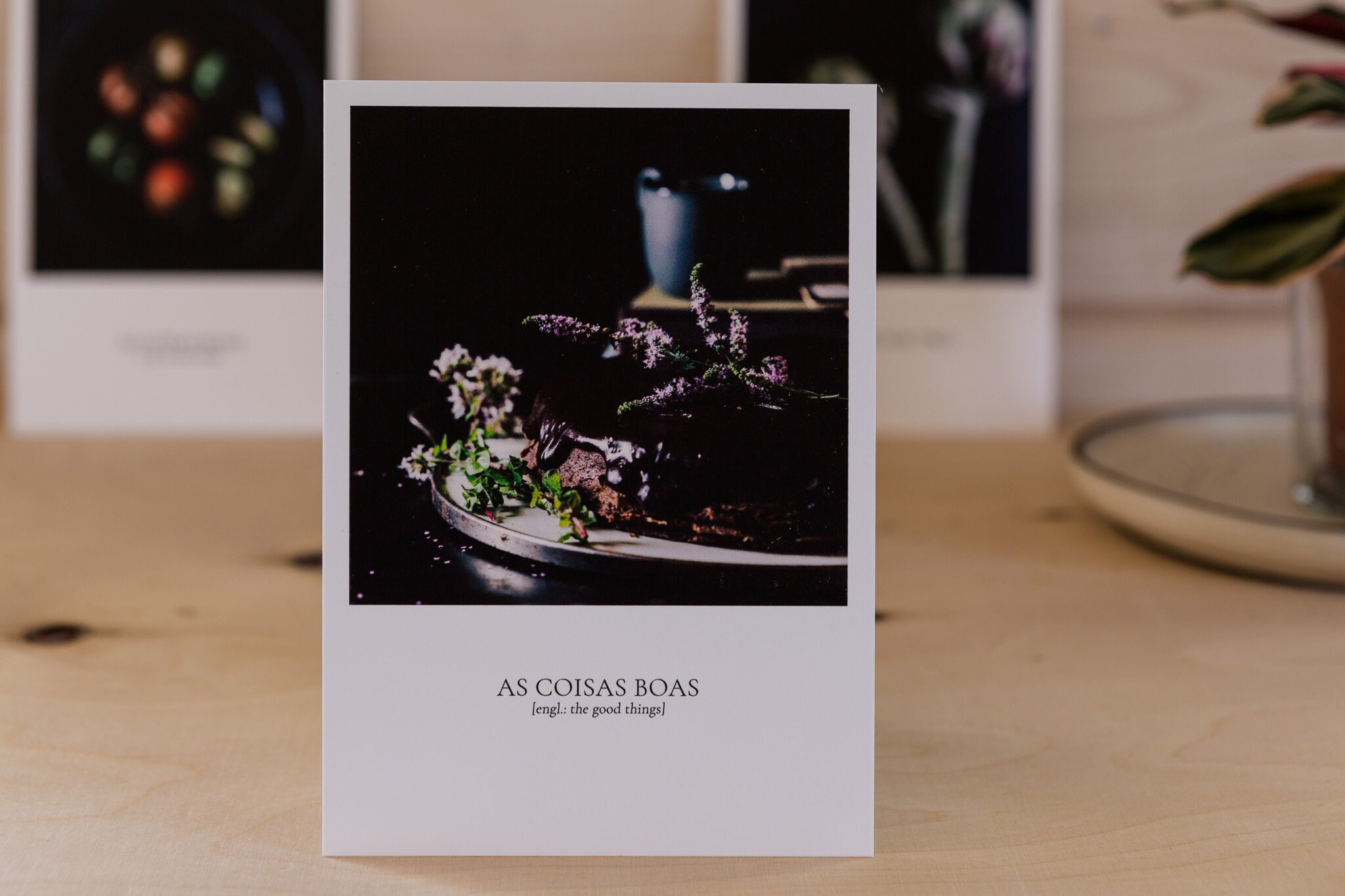 Postcard Set Dinner for Two Invitation for Dinner Moody Food - Etsy