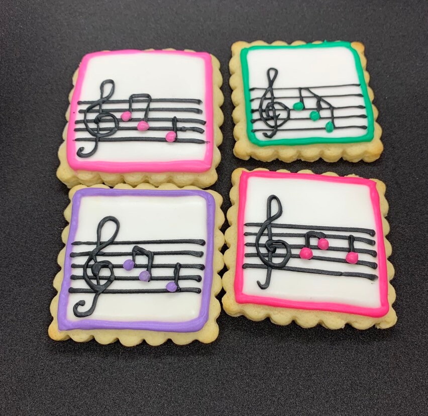 Music Note Cookies - Etsy