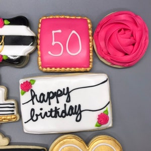 Kate Spade Themed Birthday Cookies - Etsy