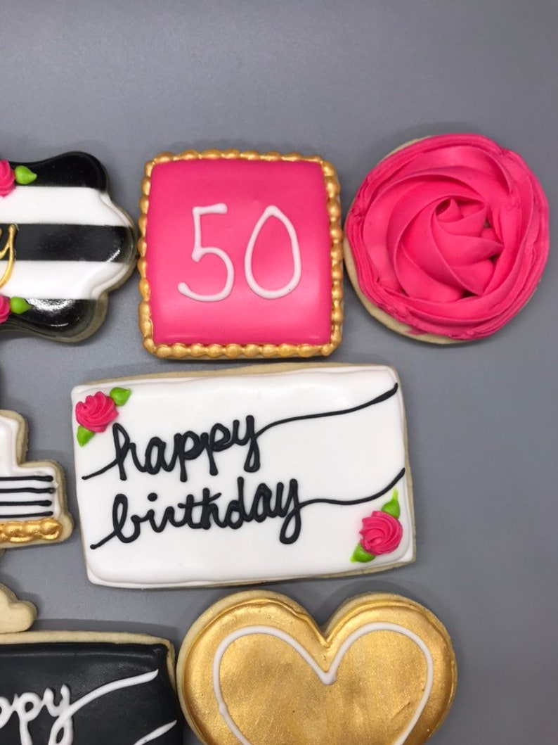 Kate spade themed birthday cookies | Etsy