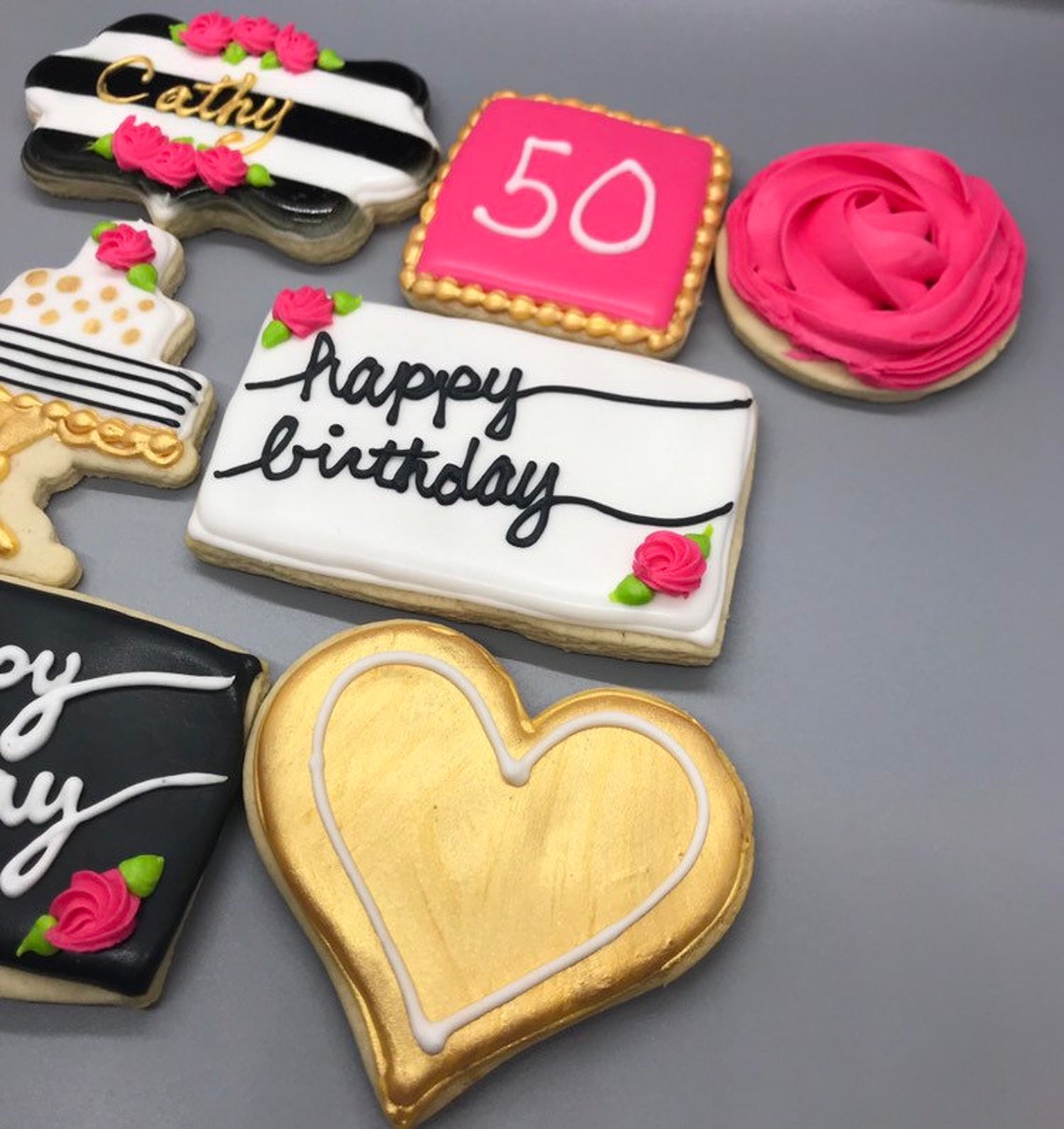 Kate Spade Themed Birthday Cookies - Etsy