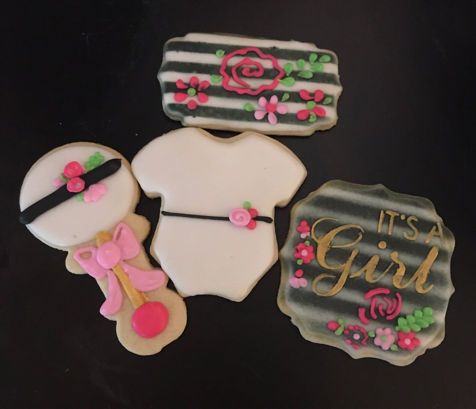 Kate Spade Baby Shower Cookies - Etsy