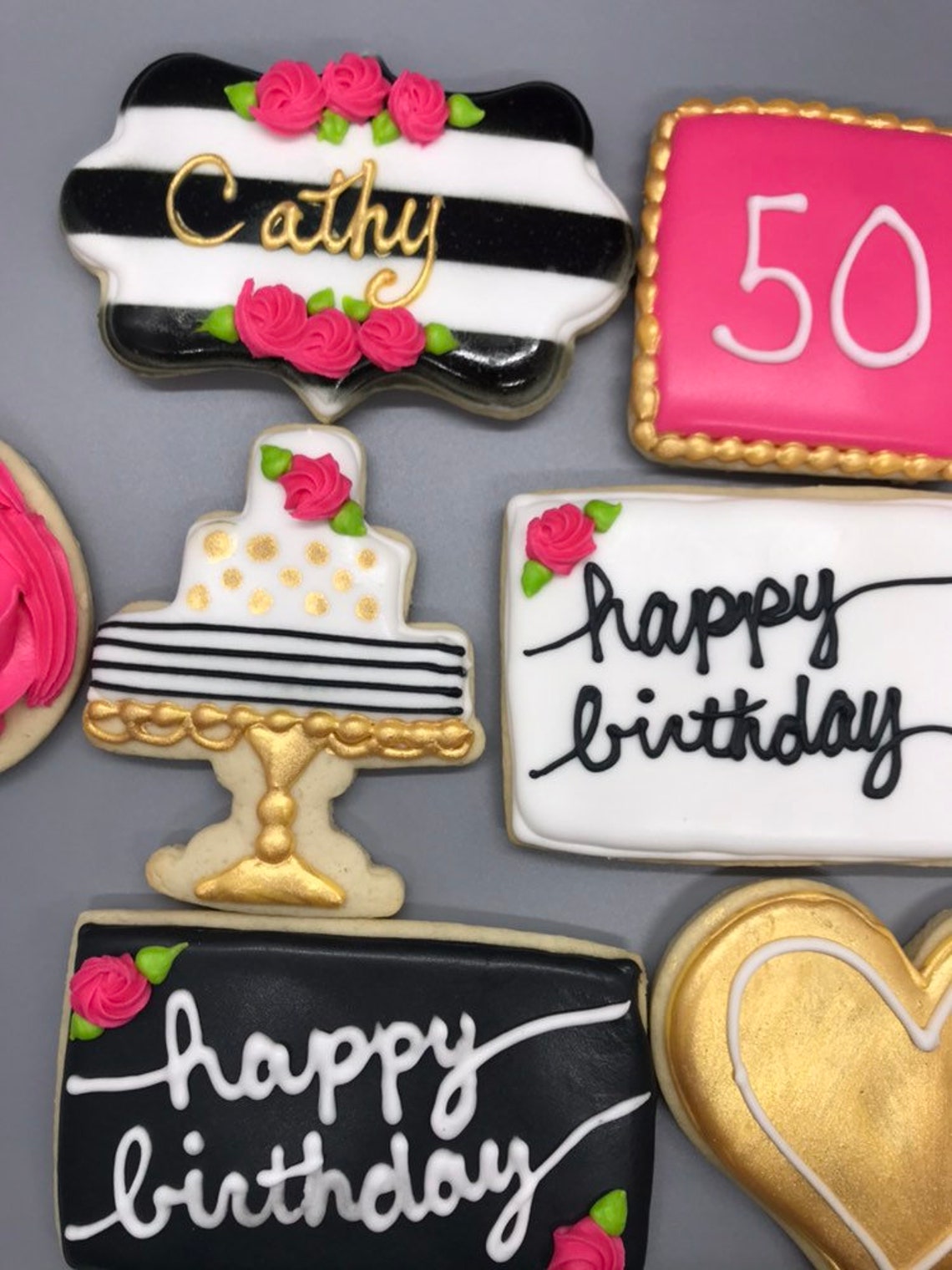 Kate Spade Themed Birthday Cookies - Etsy