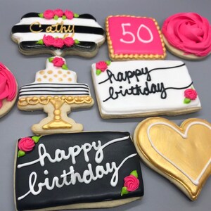 Kate Spade Themed Birthday Cookies - Etsy
